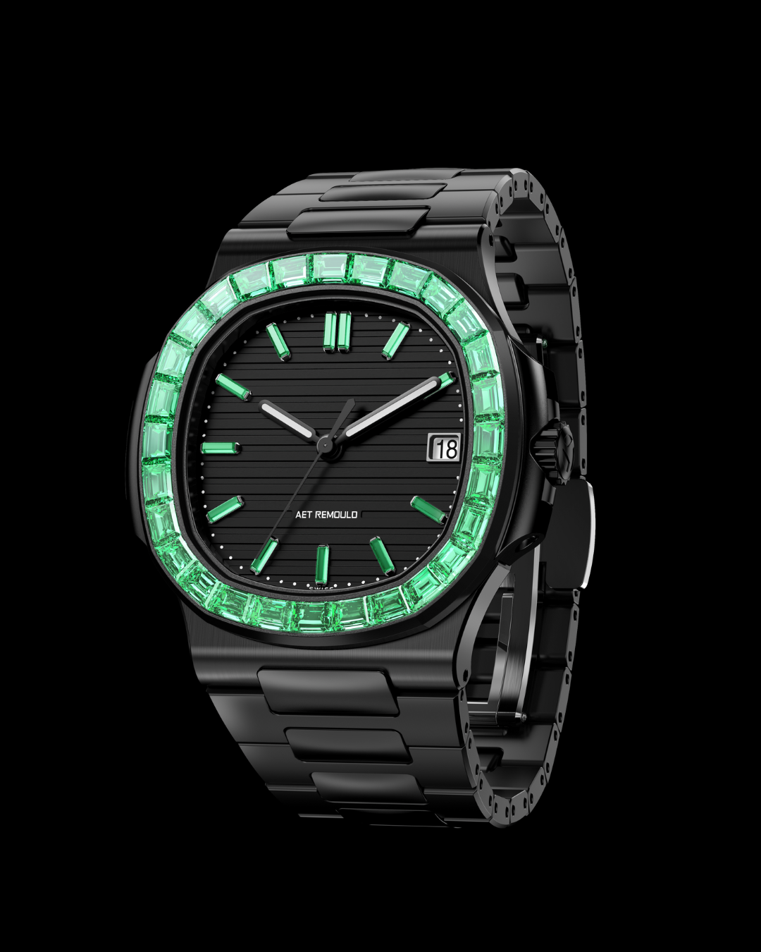 Buy AET REMOULD Patek Nautilus TSAVORITE Online |WORLDTIMER