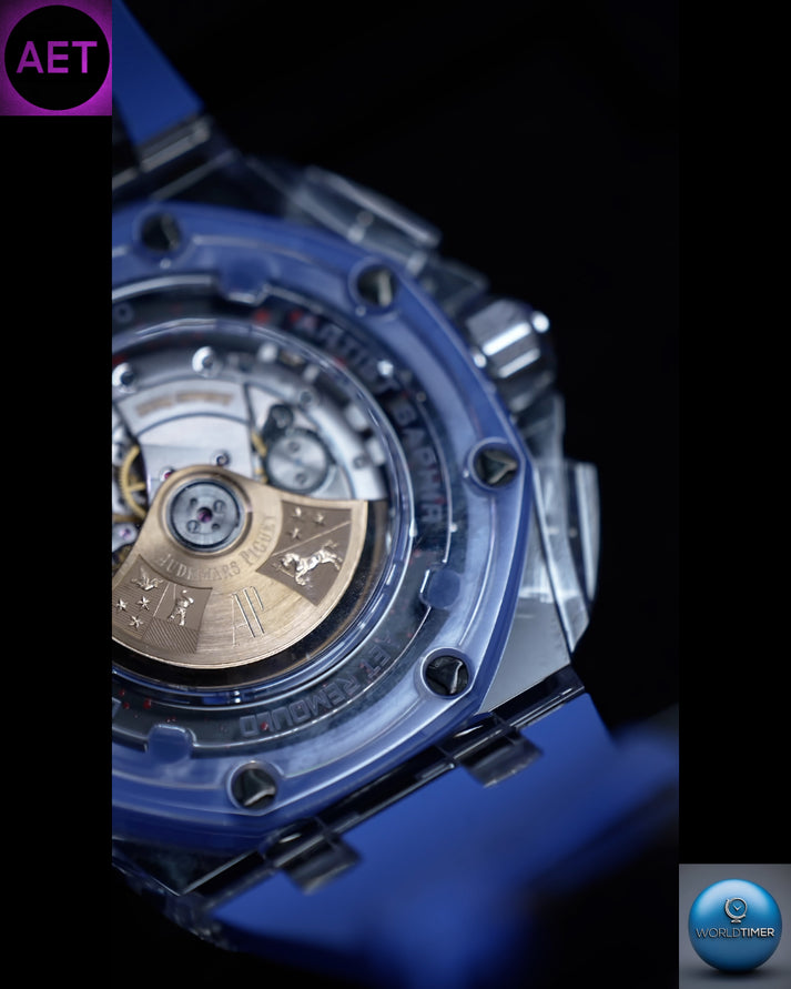 Buy AP Royal Oak Offshore AET REMOULD AZURE BLUE Online | WORLDTIMER